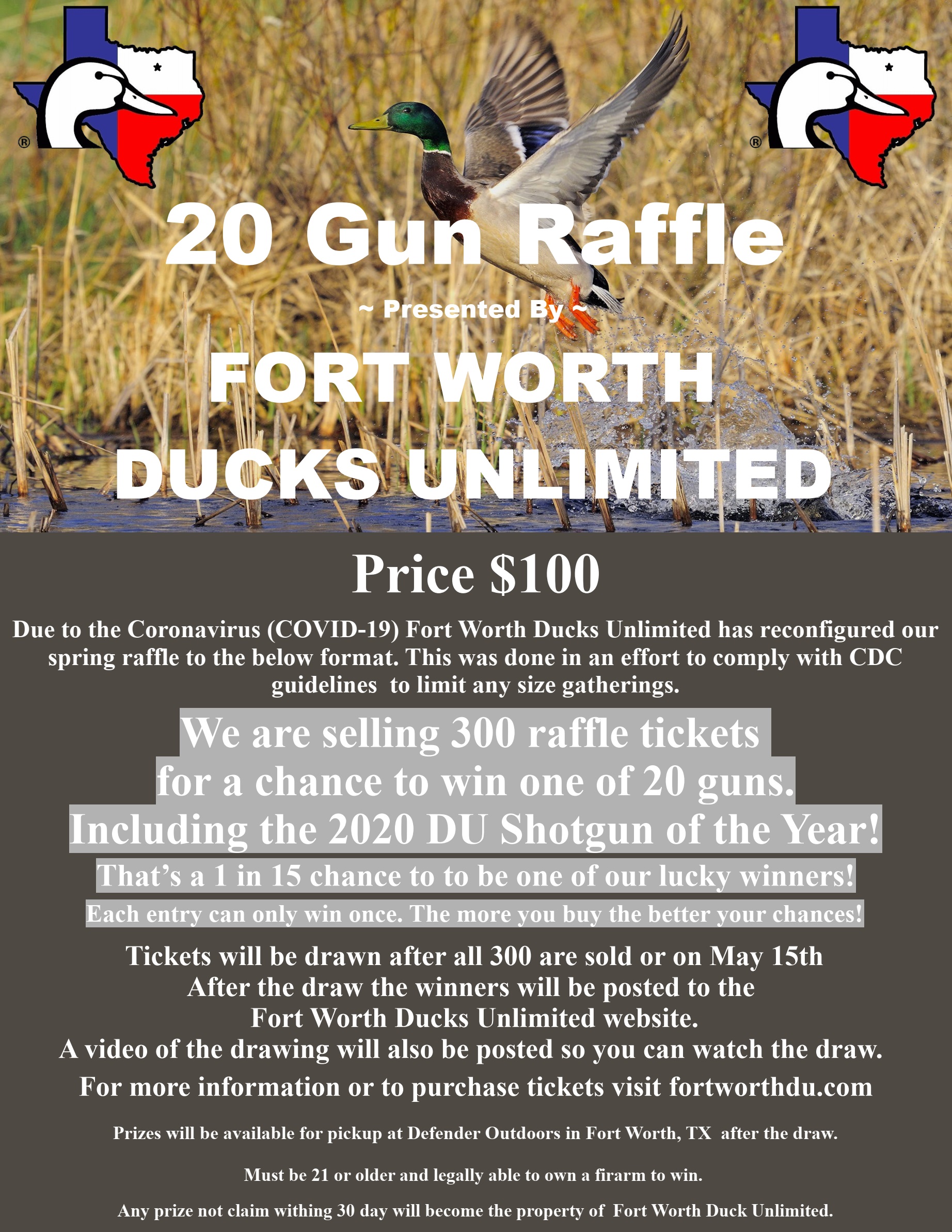 2020 Spring Gun Raffle – Fort Worth Ducks Unlimited
